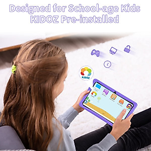 COLORROOM Android 13 Tablet for Kids 10inch Kids Tablet 64GB 512GB Expand Parental Controls, Learning & Play, Dual Camera, WiFi, Bluetooth, 1280 * 800 Touch Screen, Games Tableta with YouTube