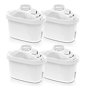 Upgraded Water Filter Replacement 4 Pack, Latest Standard Water Pitcher Cartridge Replacement, Fit Most Brands of Water Filter Pitchers