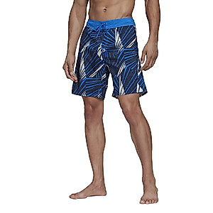 adidas Men's Graphic Tech Short Glory Blue 36"