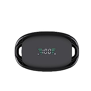 Taanimo Wireless Earbuds with Earhooks Mini Bone Conduction Headphones Waterproof Bluetooth Open Ear Earbuds Cycling Earpiece Noise Canceling Headset Sports Bluetooth 5.3 Ear Clip Earphones Headset