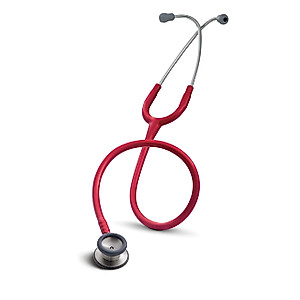 3M Littmann Classic II Pediatric Stethoscope, 2113R, Stainless Steel Chestpiece, 28" Red Tube