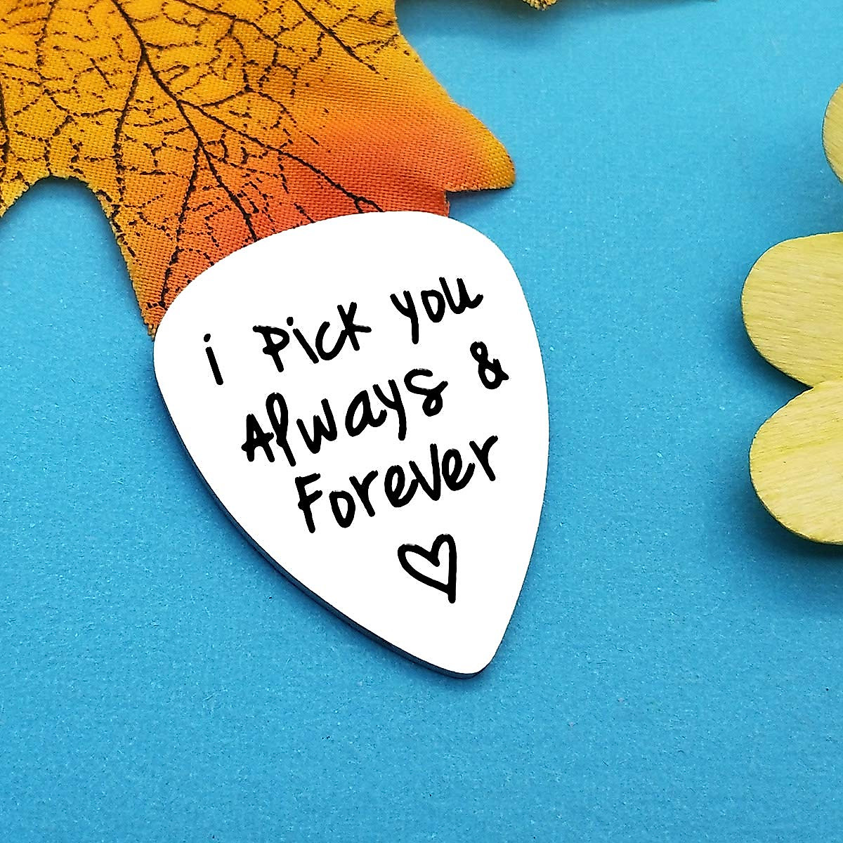 Guitar Pick Gifts for Boyfriend Husband Fiance I Pick You Guitar Pick Gifts for Him Christmas Birthday Gifts Wedding Anniversary Present Valentines Day Gifts for Men