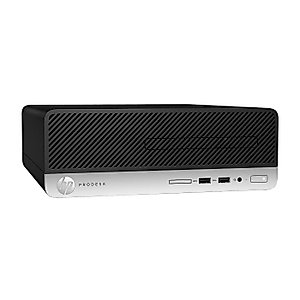 HP ProDesk 400 G6-SFF, Intel Core i5-9500 3.0GHz, 16GB RAM, 256GB Solid State Drive, Windows 10 Pro 64bit (Renewed)