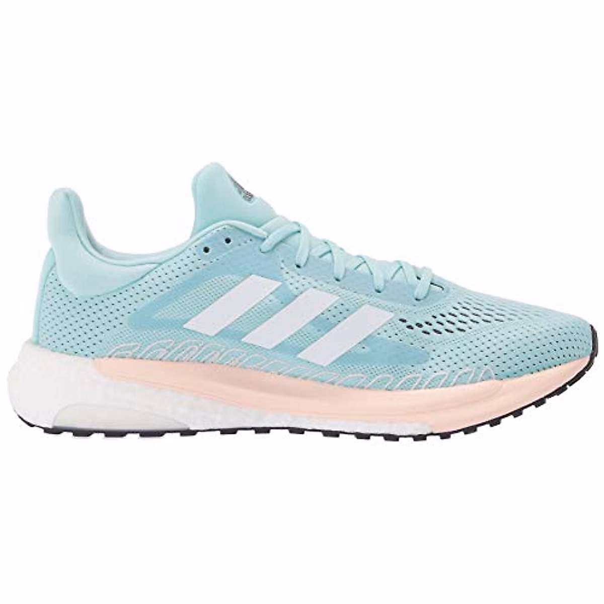 adidas Women's Solar Glide 3 Running Shoe, Frost Mint/White, 5.5