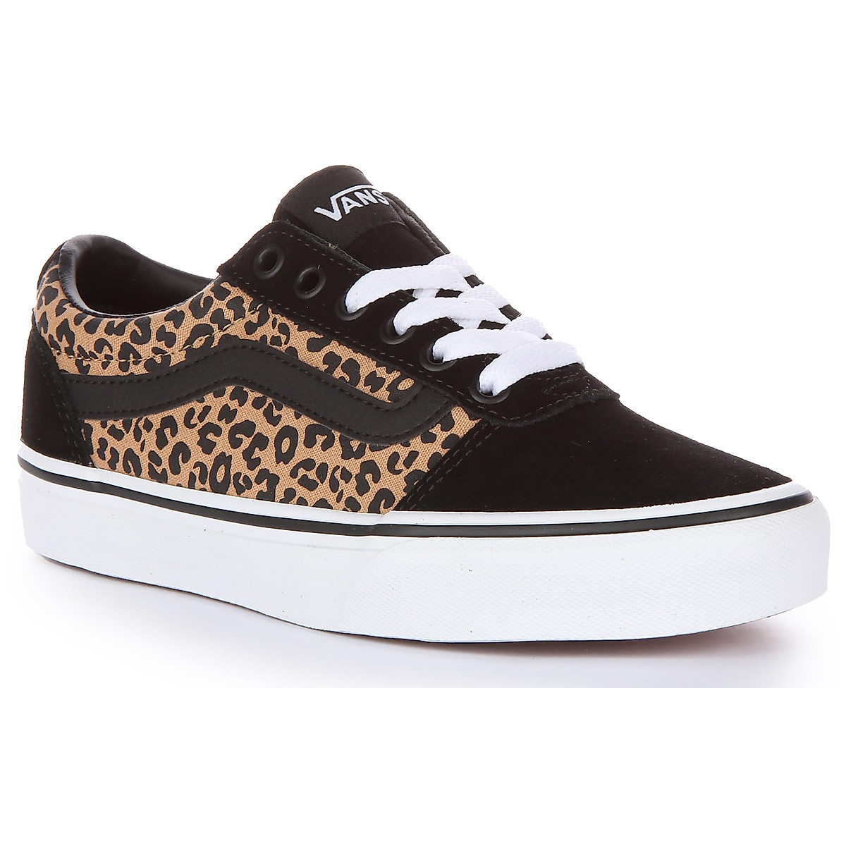 Vans Women's Ward Trainers, Cheetah Black White, 8