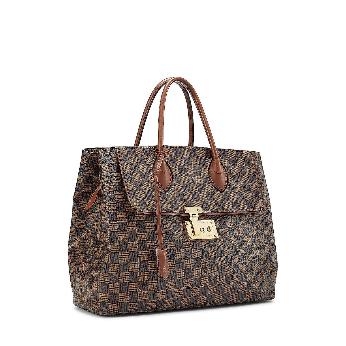 Louis Vuitton, Pre-Loved Damier Ebene Ascot, Brown