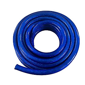 IMC Audio 1/0 Gauge CCA Power Blue Wire Cable (10ft Blue) Battery Cable Wire, Automotive, Car Audio Speaker Home Stereo System, RV Trailer, Amp Wiring 0 Guage Power Wire Cable 0 Car Audio
