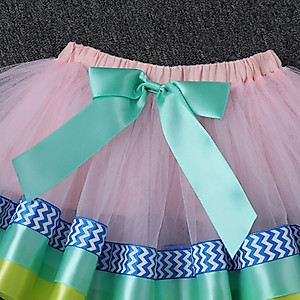Baby Girls Butterfly 1st Birthday Outfit Butterfly Theme Birthday Party Romper + Tutu Skirt + Headband Bowknot Tutu Dress Clothes Set for Cake Smash Photo Props Purple Butterfly - 1st Birthday 1 Year
