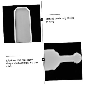 COHEALI Pallet Mold Resin Tray Silicone Soap Mold Molds for Resin Friend Ornament Silicone Molds for Resin Cup Mats Epoxy Moulds Resin Coaster Mould Coaster Mold Oar Shaped Tray Mould 1pc