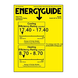 ApooDr 12000 BTU Mini Split Air Conditioner Ductless Inverter System 17.4 SEER2 with Heat Pump 110V 1 Ton,with Installation Kit
