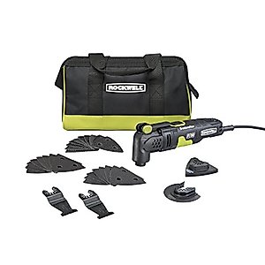 Rockwell RK5132K 3.5 Amp Sonicrafter F30 Oscillating Multi-Tool with 32 Accessories and Carry Bag