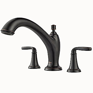 Pfister Northcott Roman Bathtub Faucet (Valve Sold Separately), 2-Handle, 3-Hole, Tuscan Bronze Finish, RT65MGY