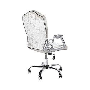 KXDFDC Computer Chair with Adjustable Rotating Velvet Chair Computer Chair Study Office Swivel Chair Home Lift Swivel Chair Desk Chair