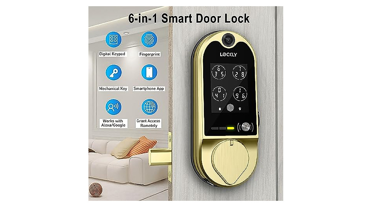 Lockly Vision Smart Lock: Keyless Entry & Two-Way Audio