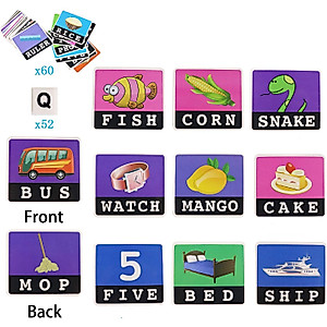 elecnewell Learn to Write Workbook, Numbers Letters Practicing Book Handwriting Educational Montessori Toy for Home Classroom Kindergarten Preschool Kids