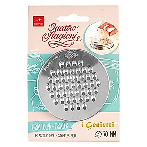Quattro Stagioni I Genietti Collection - Stainless Steel Grater Lid