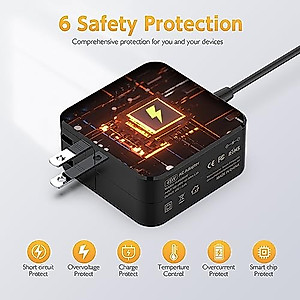 45W Laptop Charger Adapter for Asus UX330 UX330U UX360 UX360C UX305 Q504U Q504UA Q302 Q302L Q302LA Q302U S200E X201E X202E X541NA Notebook Power Supply Cord