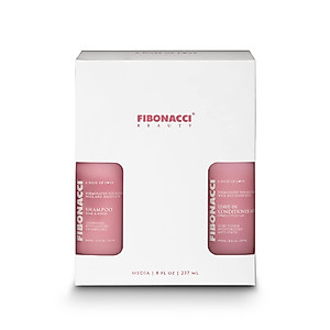 NEW Fibonacci Beauty Natural Human Hair Wig Shampoo & Conditioner Combo Pack - Premium Wig Care Solution, Soak & Rinse/Spray & Go - Revitalizes, Moisturizes, Detangles, & Removes Residues 8 ounce