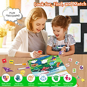 Busy Book for Toddlers 3-5, Preschool Learning Activities, Dinosaur Themes Quiet Book,Montessori Toys for Kids, Autism Sensory Toys,Gifts for Boys Girls,Airplane Tracing Book