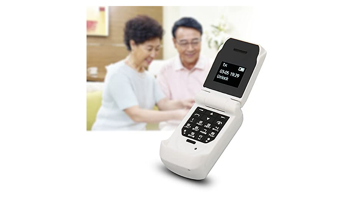 Flip Phone with OLED Screen for Seniors - Compact & Reliable