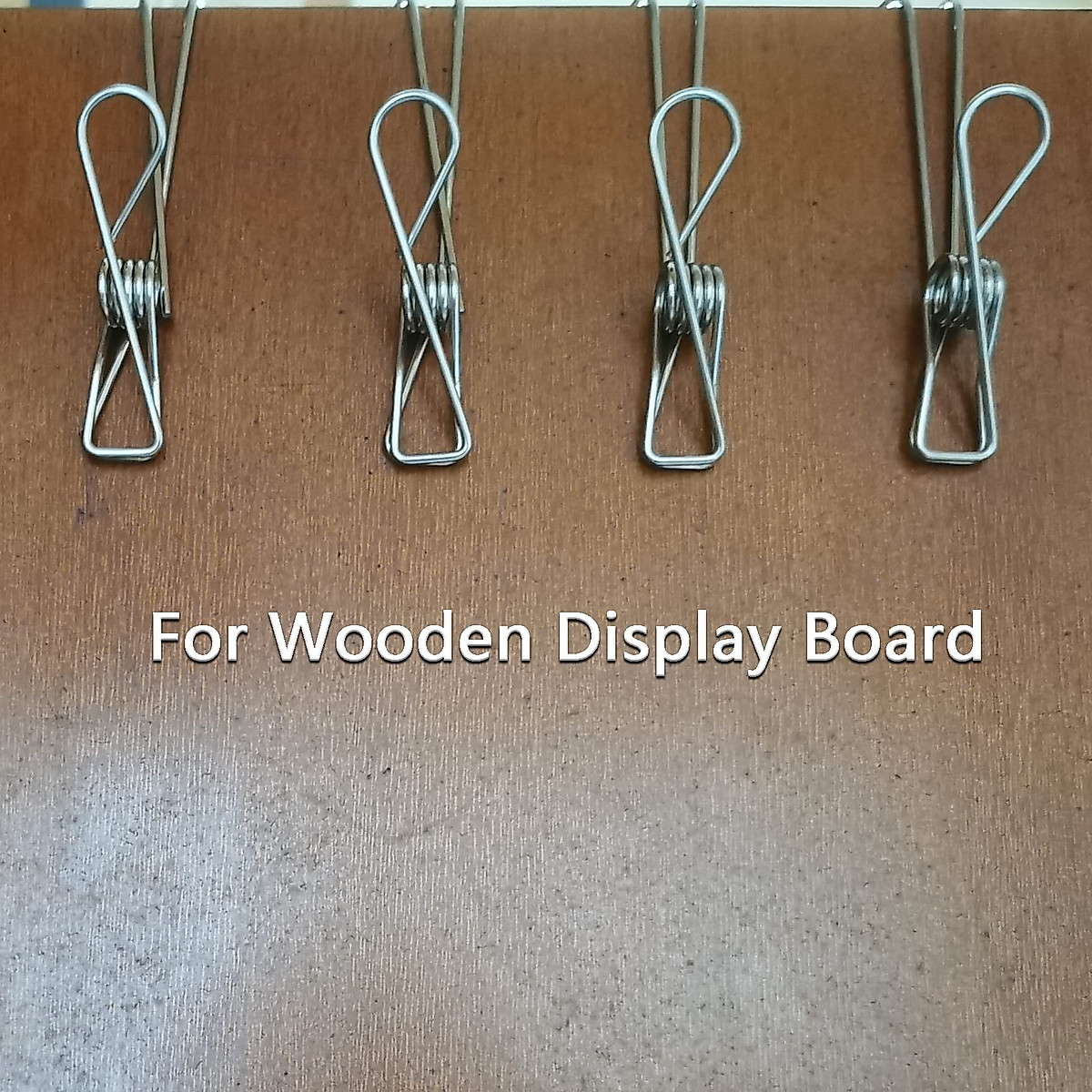 JZMYXA Stainless Steel Clothes Pins, 304 Stainless Steel Metal Long Tail Clothes Pins Stainless Steel Hook Clothes Pins Large Rust-Proof Clothes Pins (24)