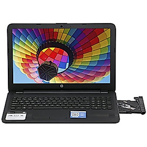 HP Notebook Laptop 15.6 HD Vibrant Display Quad Core AMD E2-7110 APU 1.8GHz 4GB RAM 500GB HDD DVD Windows 10