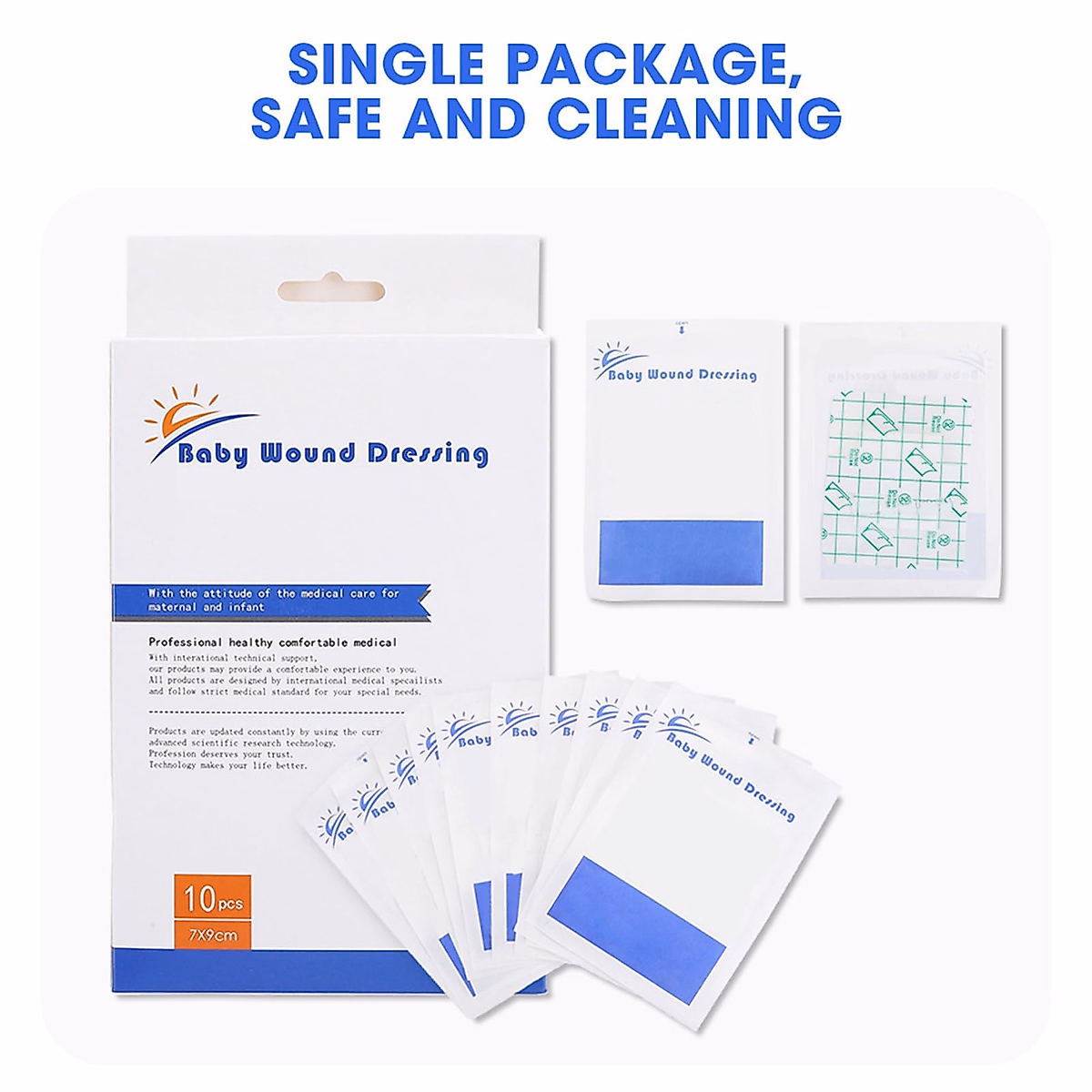 Baby Navel Stickers, 10pcs Waterproof Navel Sticker for Baby's Bath and Swimming, Belly Button Protectors for Infant Newborn Baby(10pcs)