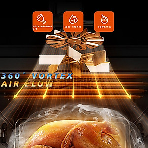 MORE TASTE Mini Air Fryer 2.7QT/3L Small Size Compact for 1-2 People Vortex Air Fry, Broil, Bake, Roasts, Reheats, Dehydrates for Quick Easy Meals, 1500W(Small, White)