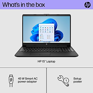 2023 Newest HP 15.6" Micro-Edge HD Laptop, Intel Pentium Silver N5030 Processor (4-core), 8GB RAM, 256GB SSD, Intel UHD Graphics, Wi-Fi, Bluetooth, Numeric Keypad, HD Camera, Windows 11 Home in S mode