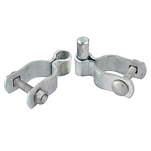 4 Sets Chain Link Fence Gate Post Hinge Fit 1⅜", with Bolts and Nuts