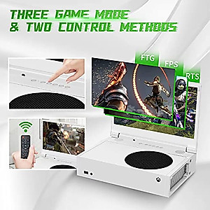 G-STORY 12.5‘’ Portable Monitor for Xbox Series S, 1080P Portable Gaming Monitor IPS Screen for Xbox Series S（not Included） with Two HDMI, HDR, Freesync, Game Mode, Travel Monitor for Xbox Series S
