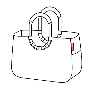 reisenthel Loopshopper L Frame Shoulder Bag Tote, Handbag for Shopping, Travel, and Commuting, Water-repellent, Signature Navy