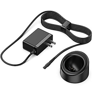 MEROM Charging Dock Power Adapter Cord Compatible with Manscaped The Lawn Mower 3.0 2.0 The Weed Whacker Electric Groin Hair Trimmer, Stand Charging Base for Lawn Mover Male Hygiene Clippers Razor