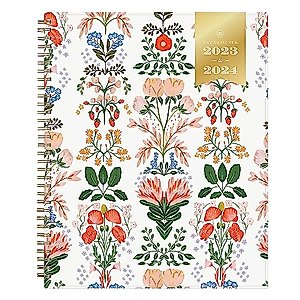 2023-2024 Day Designer Weekly/Monthly Planning Calendar, 8-1/2" x 11", Poppy Garden, July 2023 to June 2024, 142522
