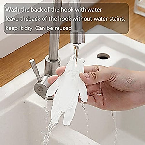 Creative Adhesive Coat Hook Kitchen Refrigerator Sticky Hook 4 Pcs Cute Pet Hooks for Coat, Scarf, Hat, Towel,Key,Bag, Utility Animal Hook for Wall Hanging Decorations