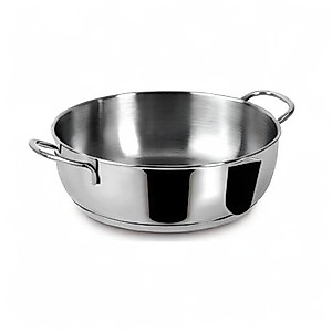 Lagostina Every Saucepan with 2 Handles, Stainless Steel, Diameter 24 cm