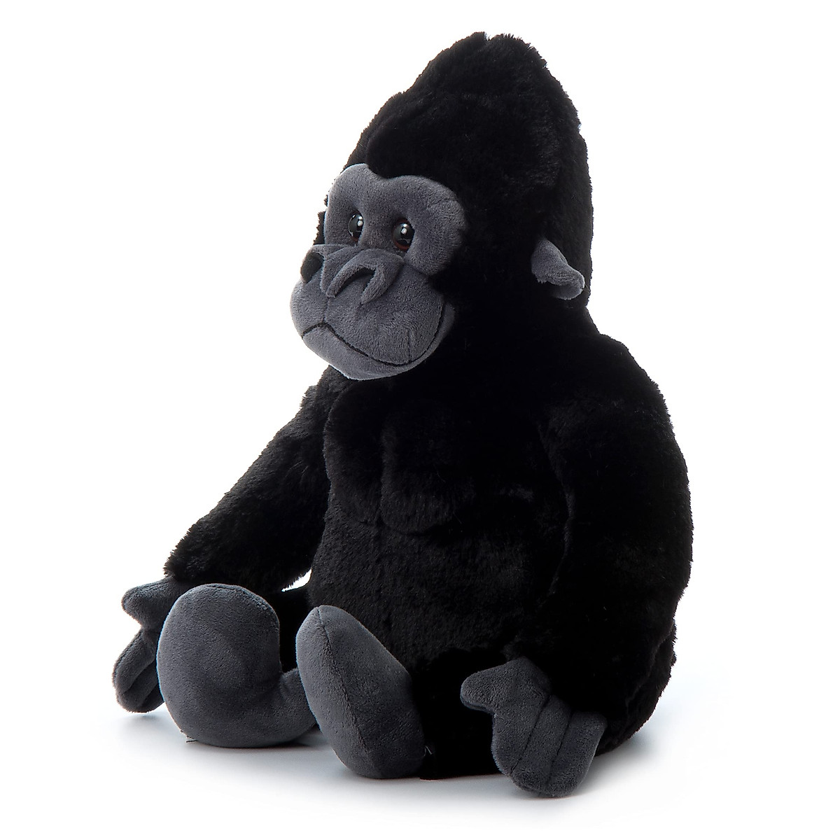 The Petting Zoo Gorilla Stuffed Animal, Gifts for Kids, Wild Onez Zoo Animals, Gorilla Plush Toy 12 inches