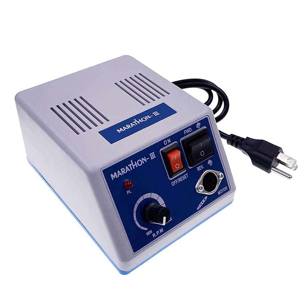 JIUKCARE Multipurpose Micro Motor with Foot Pedal Control System for Jewelry, Industry…