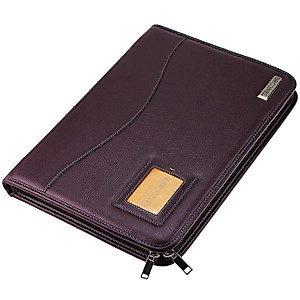 Broonel - Contour Series - Purple Heavy Duty Leather Protective Case - Compatible with HP Elite x2 G4 12.3" WUXGA+ Touchscreen Detachable Tablet