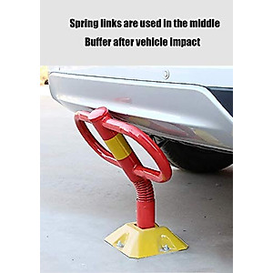 - Parking Barriers Lockable Metal Car Parking Lock Bezel, The Bezel and The Manual Parking Space-Saving, with Two Keys, As with a Reflecting Marker Bollard