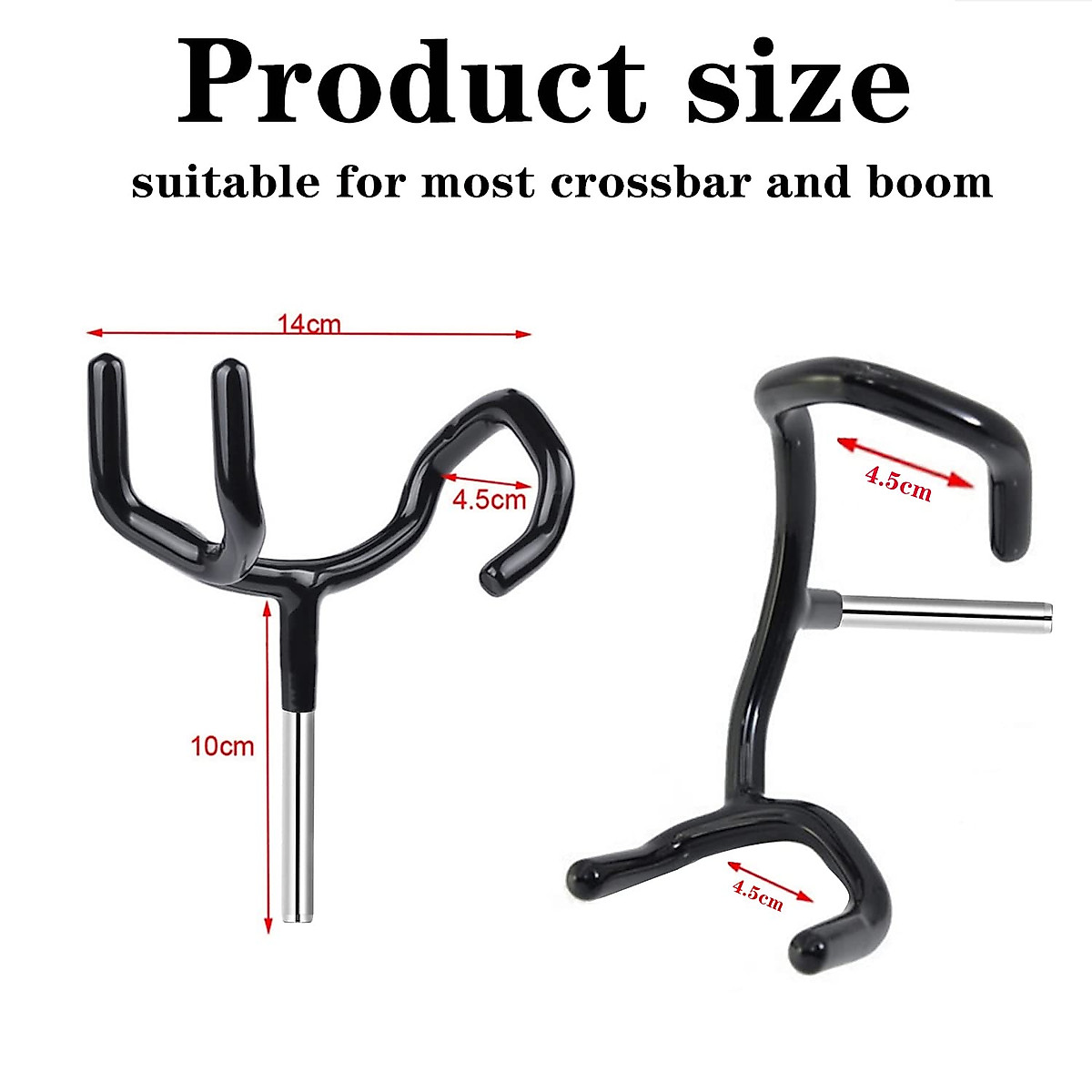 ATian Microphone Metal Boom Pole Holder Audio Boom Cradle Mount Stand