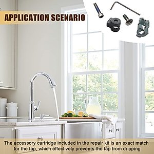 for Moen 100429 Single Handle Faucet Adapter Kit - Single Handle Adapter for Kitchen Sink Faucets (Compatible with Moen 7400 Series & Most 1-Handle Models) 2 Pack
