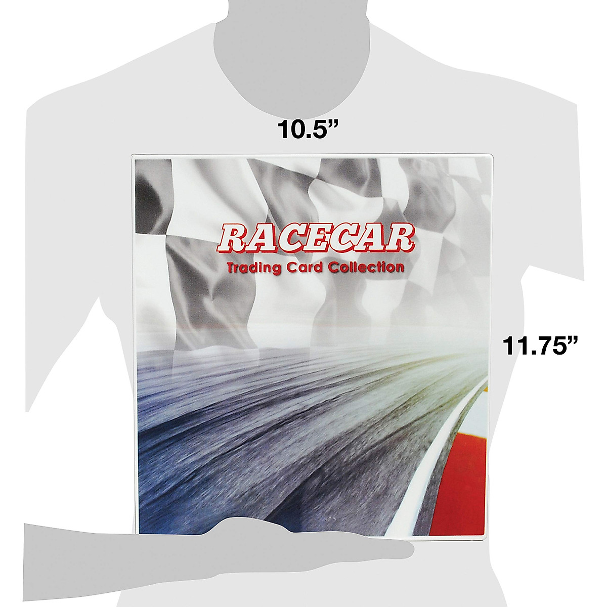 UniKeep Nascar Themed Collectible Card Storage Binder Complete With Collector Card Storage Pages (Track)