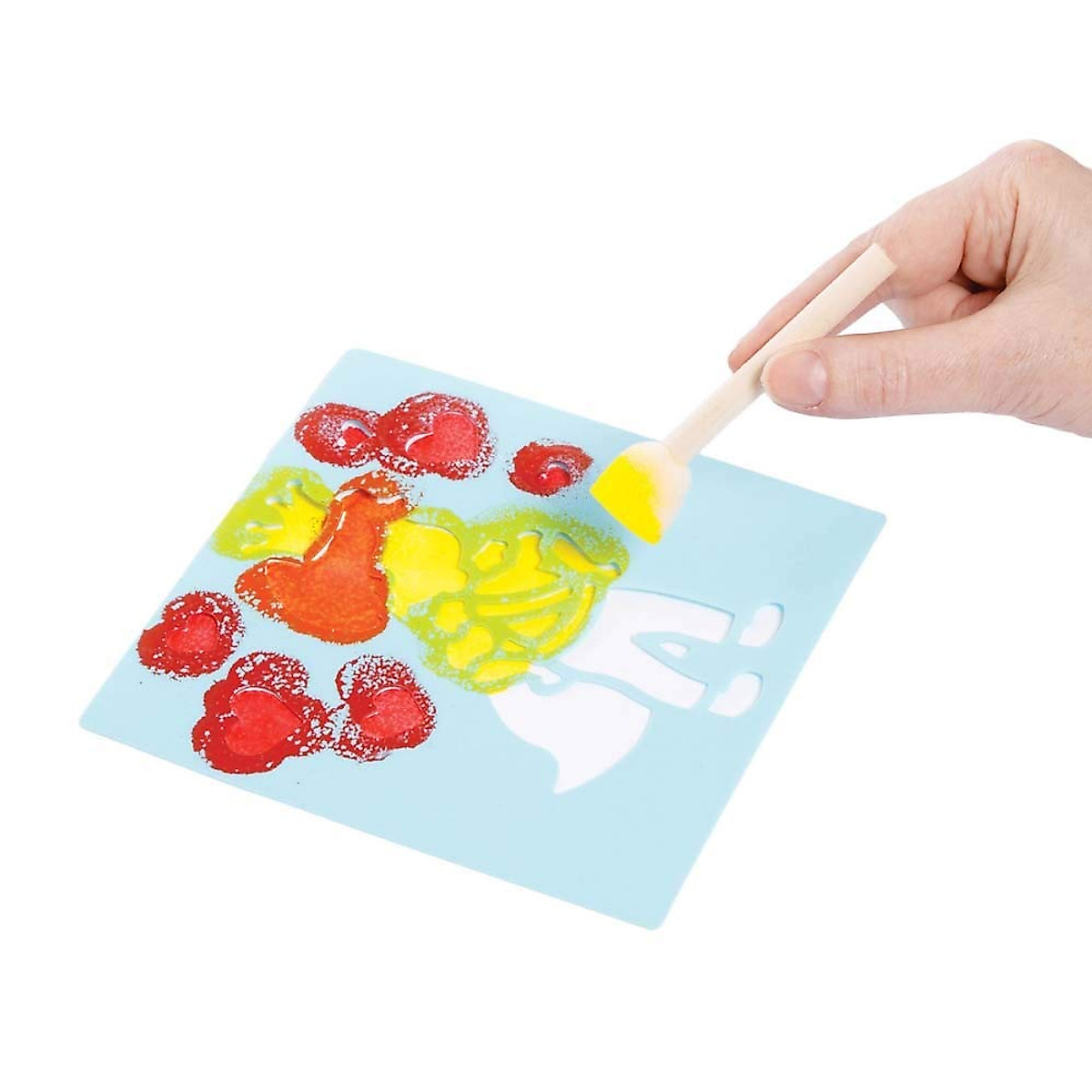 Baker Ross FE540 Fairy Tale Stencils - Pack of 8, Plastic Stencils for Children, Art Set for Kids to Create and Design Themed Books, Cards and Pictures