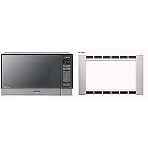 Panasonic Optional 27" Trim Kit for 1.2 cuft Microwaves, Stainless Steel, NN-TK621SS