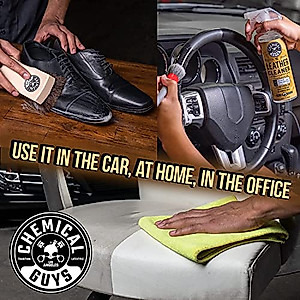 Chemical Guys SPI_109_16S Leather Cleaner and Conditioner Complete Leather Care Kit (16 fl oz) + TVD_109_16 Silk Shine Protectant Dressing For Tires, Trim, Vinyl, Plastic & More (16 fl oz) 3 Items