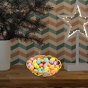 LABRIMP 200 pcs Flower Basket Easter Egg Decoration easter eggs bulk Party rabbit egg Easter Eggs Crafts faux eggs Foam Eggs polystyrene balls kid toy artificial foam material child wreath