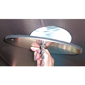 Draft Decor Draft Stopper Flue-ZEE Flue Cover (10" Diameter Flue Cover fits flues up to 8" Diameter)