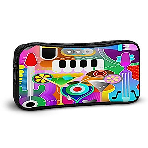 Musical Background Design Pencil Case Pencil Pouch Coin Pouch Cosmetic Bag Office Stationery Organizer
