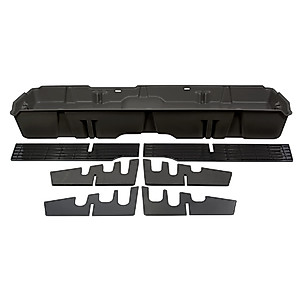 DU-HA Under Seat Storage Fits 07-13 Chevrolet/GMC Silverado/Sierra Light Duty & 07-14 Heavy Duty Crew Cab, Dk Gray, Part #10042